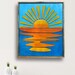 Sunrise Wooden Wall Art Sea Sunset Abstract Boho Décor Sun Shine Wall ...