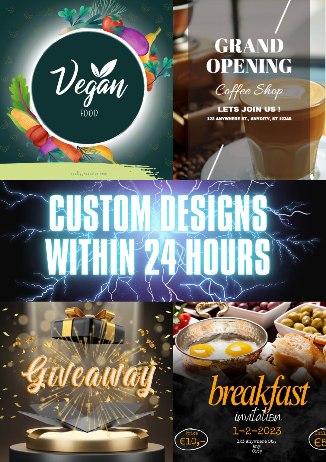Custom Flyer Design, Flyer, Flyers, Professional Flyer Design, Ready ...
