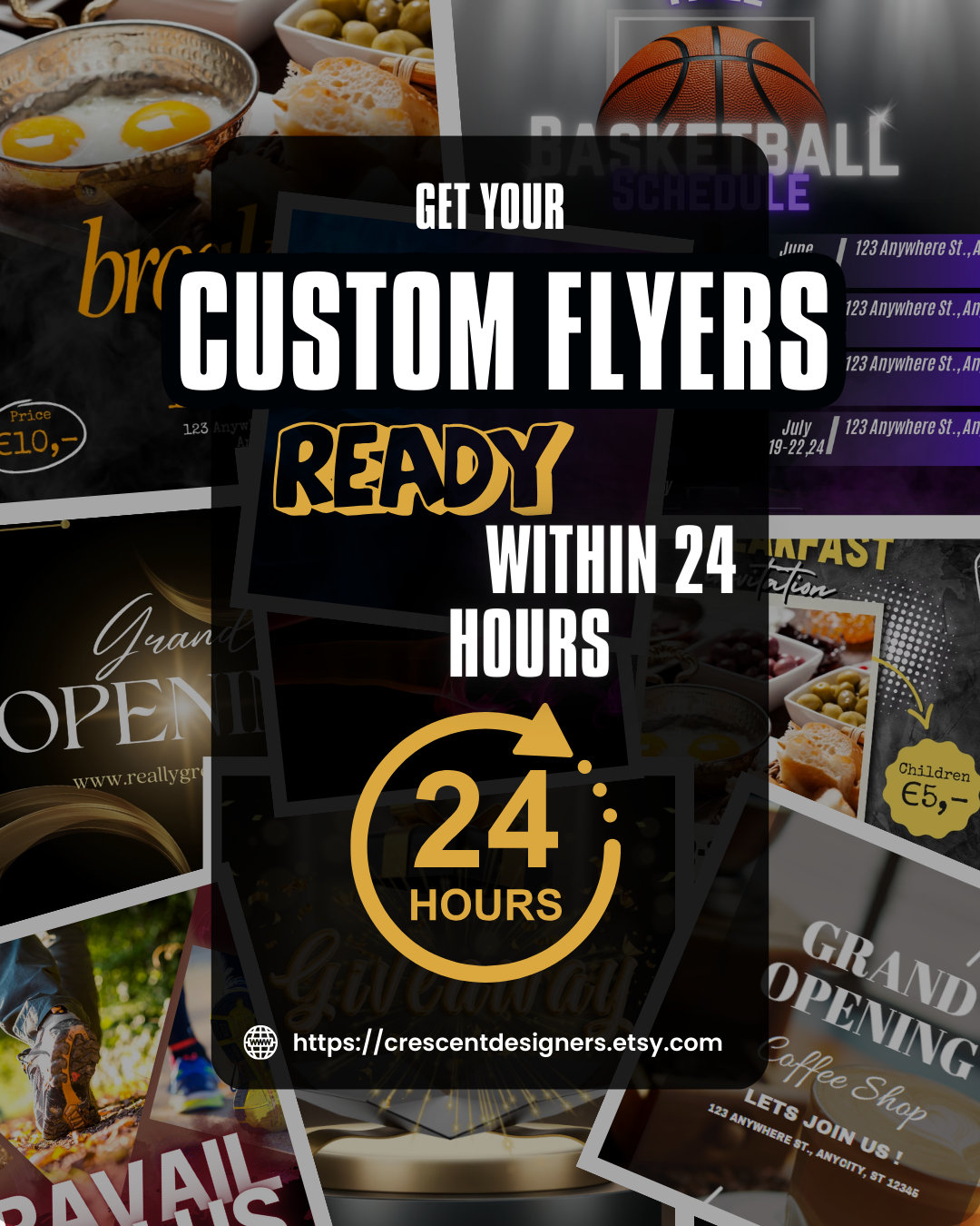 Custom Flyer Design, Flyer, Flyers, Professional Flyer Design, Ready ...