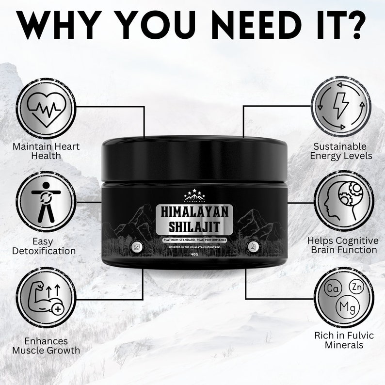 100% Pure Shilajit Organic Resin 40g Himalayan Origin Rich - Etsy