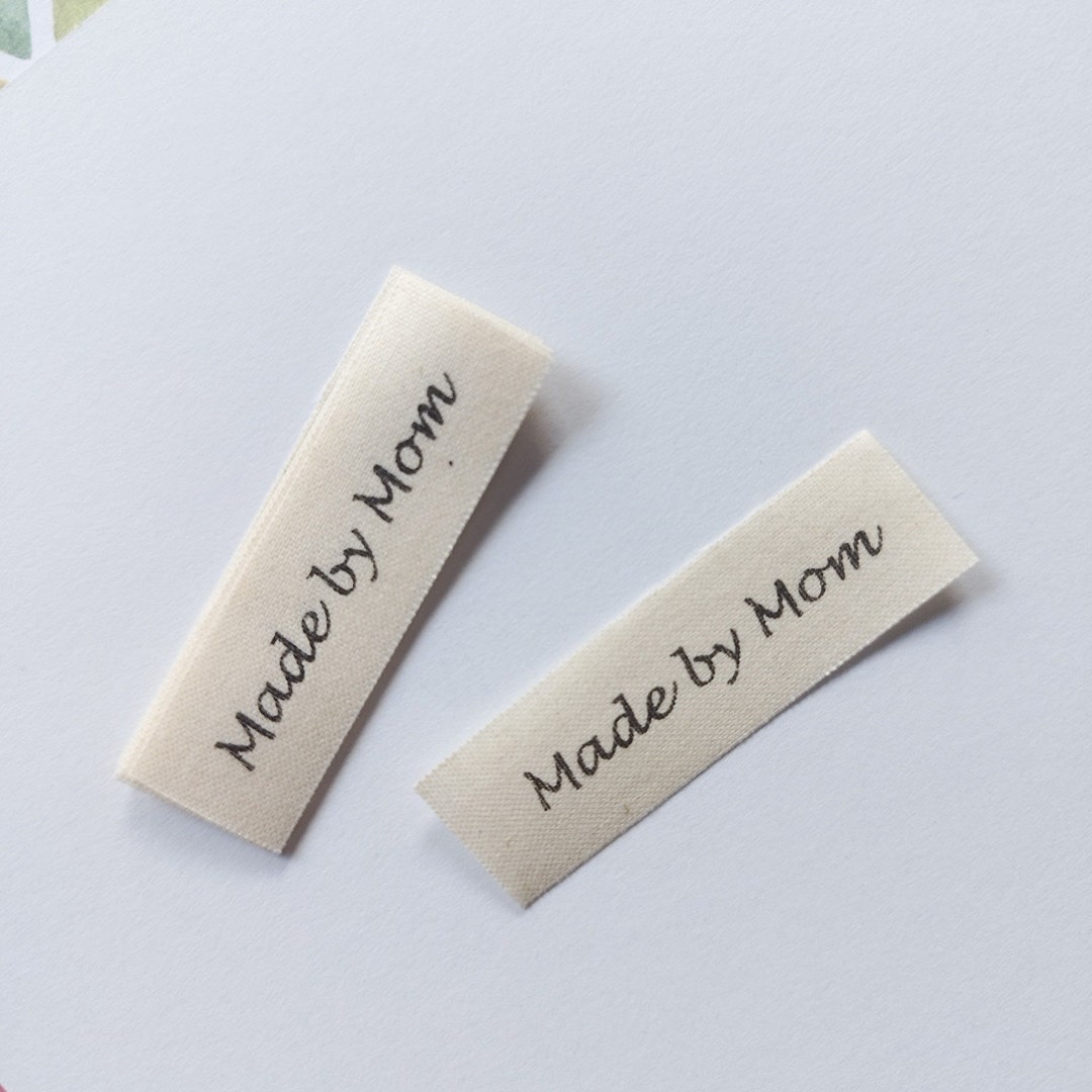 500 Pcs Custom Cotton Labels for Handmade Items and Clothing ...
