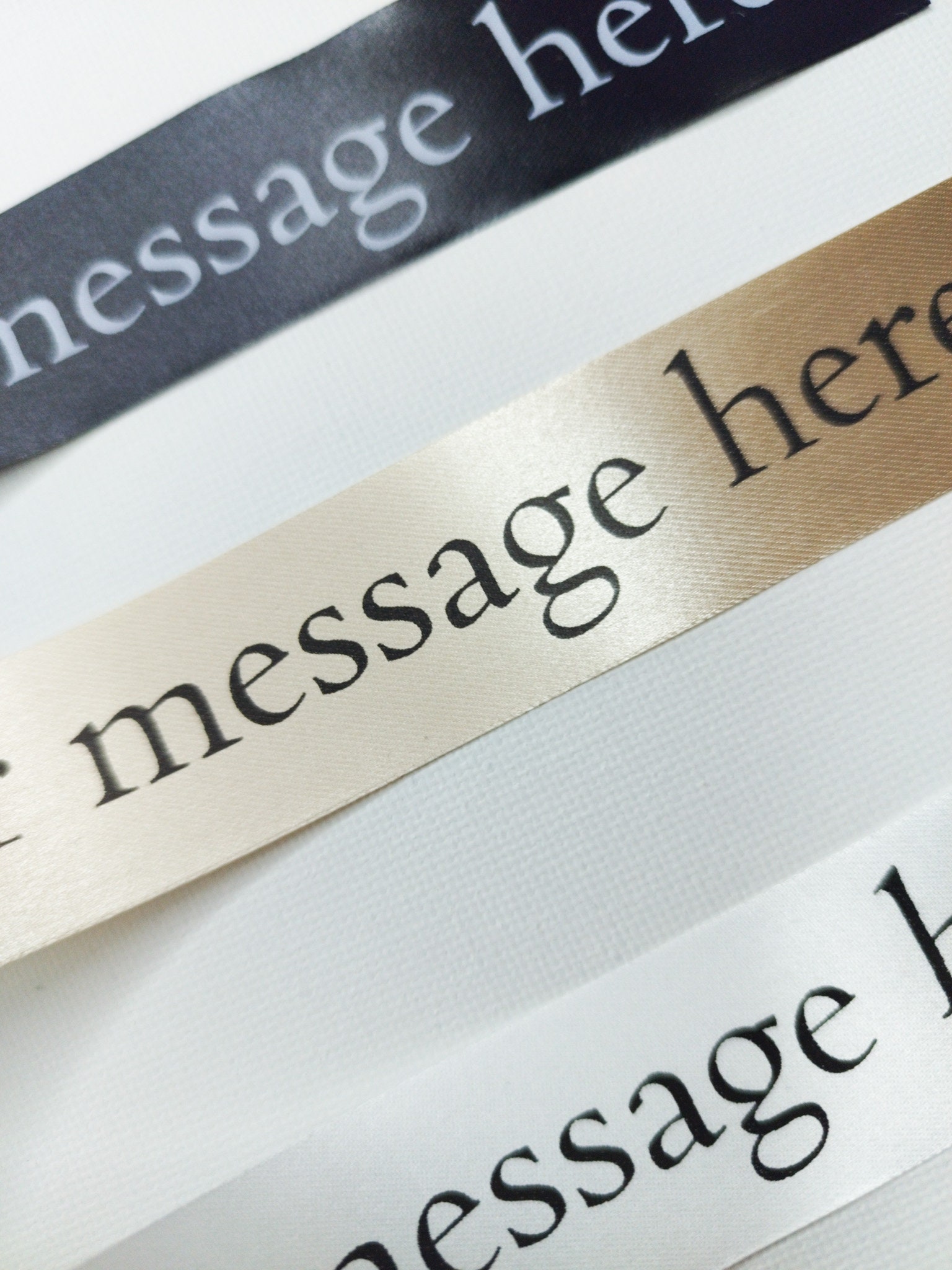 Personalized Satin Ribbon: 25mm Custom Printed Ribbon Wrap - Etsy