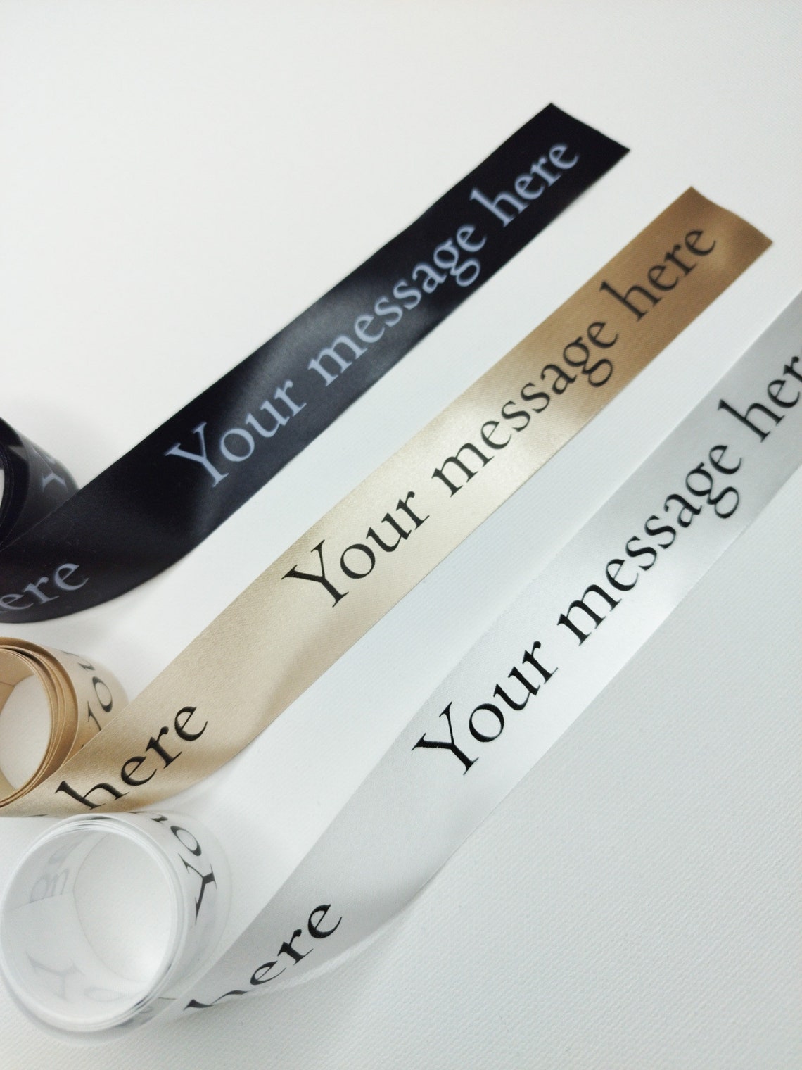 Personalized Satin Ribbon: 25mm Custom Printed Ribbon Wrap - Etsy