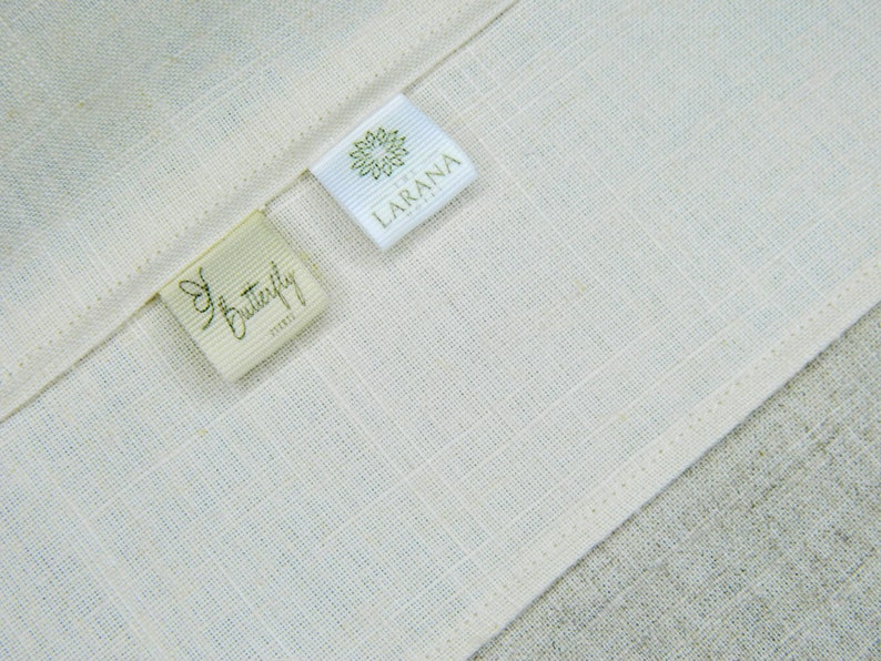 Custom Fabric Labels: Grosgrain Ribbon, Personalized Sewing Tags - Etsy