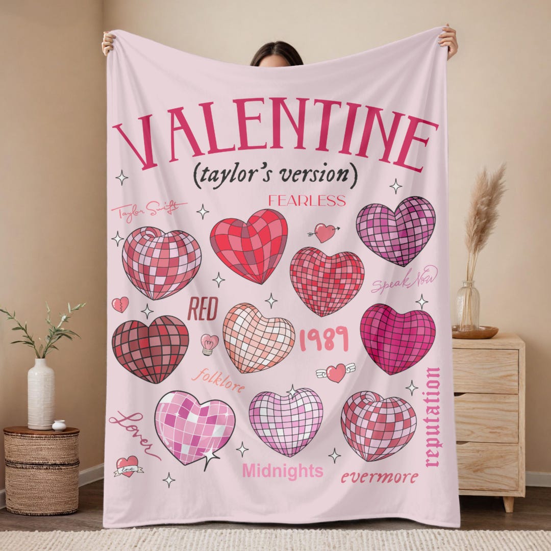 Swift Valentine's Blanket, Swift Valentine's Birthday Gift, Swift ...