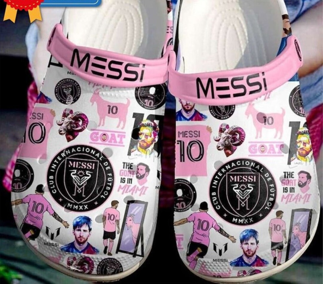 Lionel Messi Clogs Crocs, Lionel Messi Football Soccer Sport Crocs ...