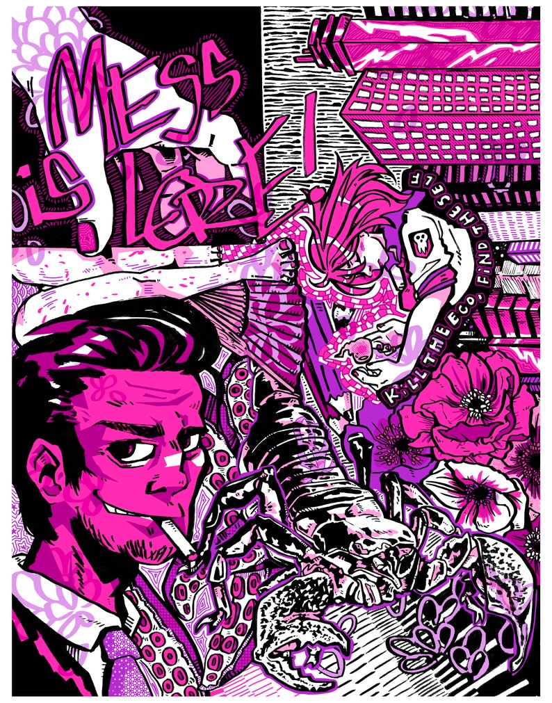 Maximalist COLOR COLLAGE Risographs - Etsy