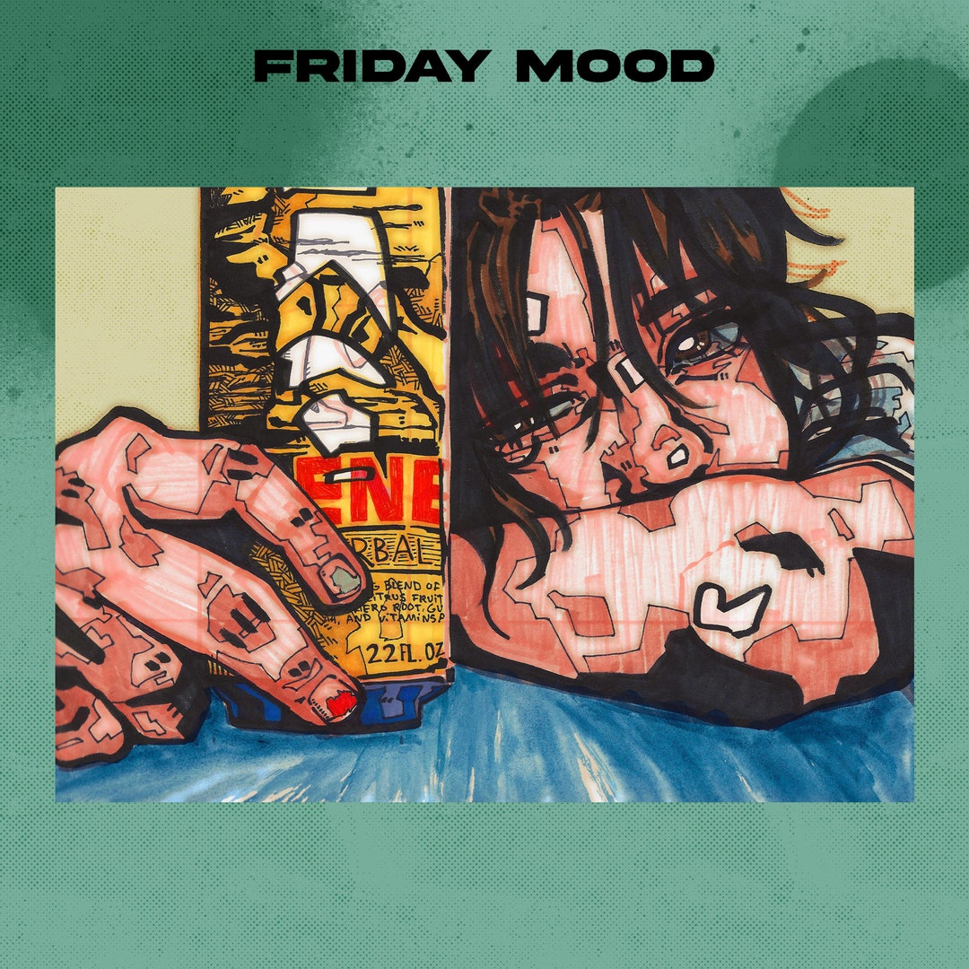 Friday MOOD Sticker - Etsy