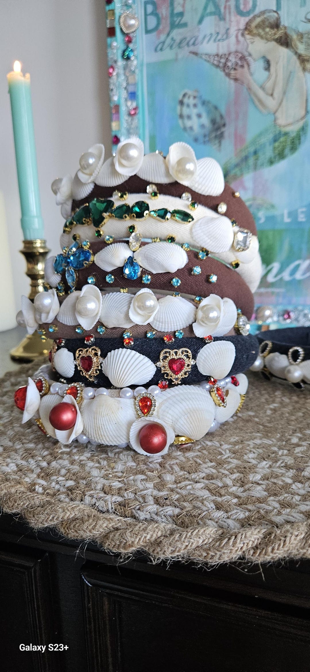 Embellished Beachy Headbands Beach Accessories,handmade Headbands ...
