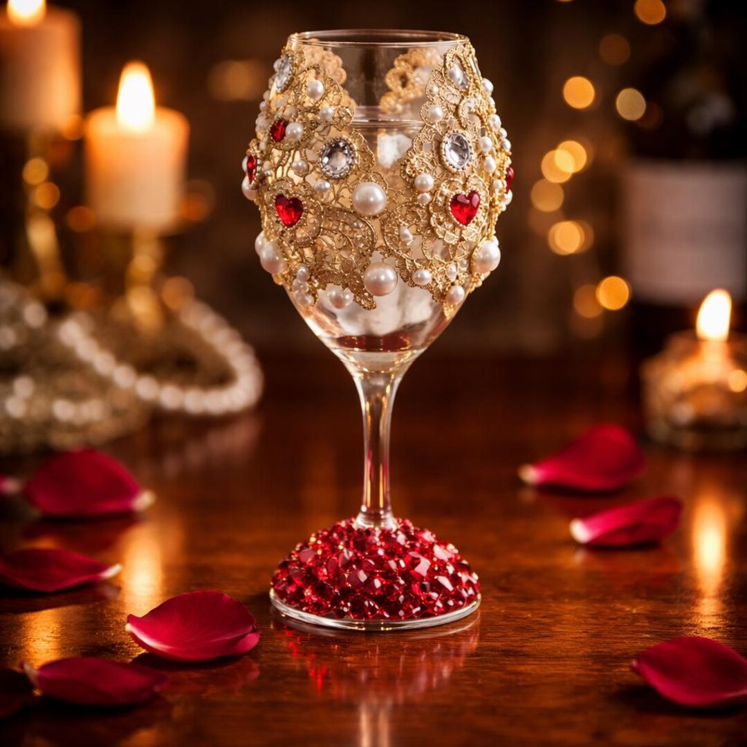 Handmade Glassware,tealight Holder, Centerpiece Glass,valentine's Gifts ...