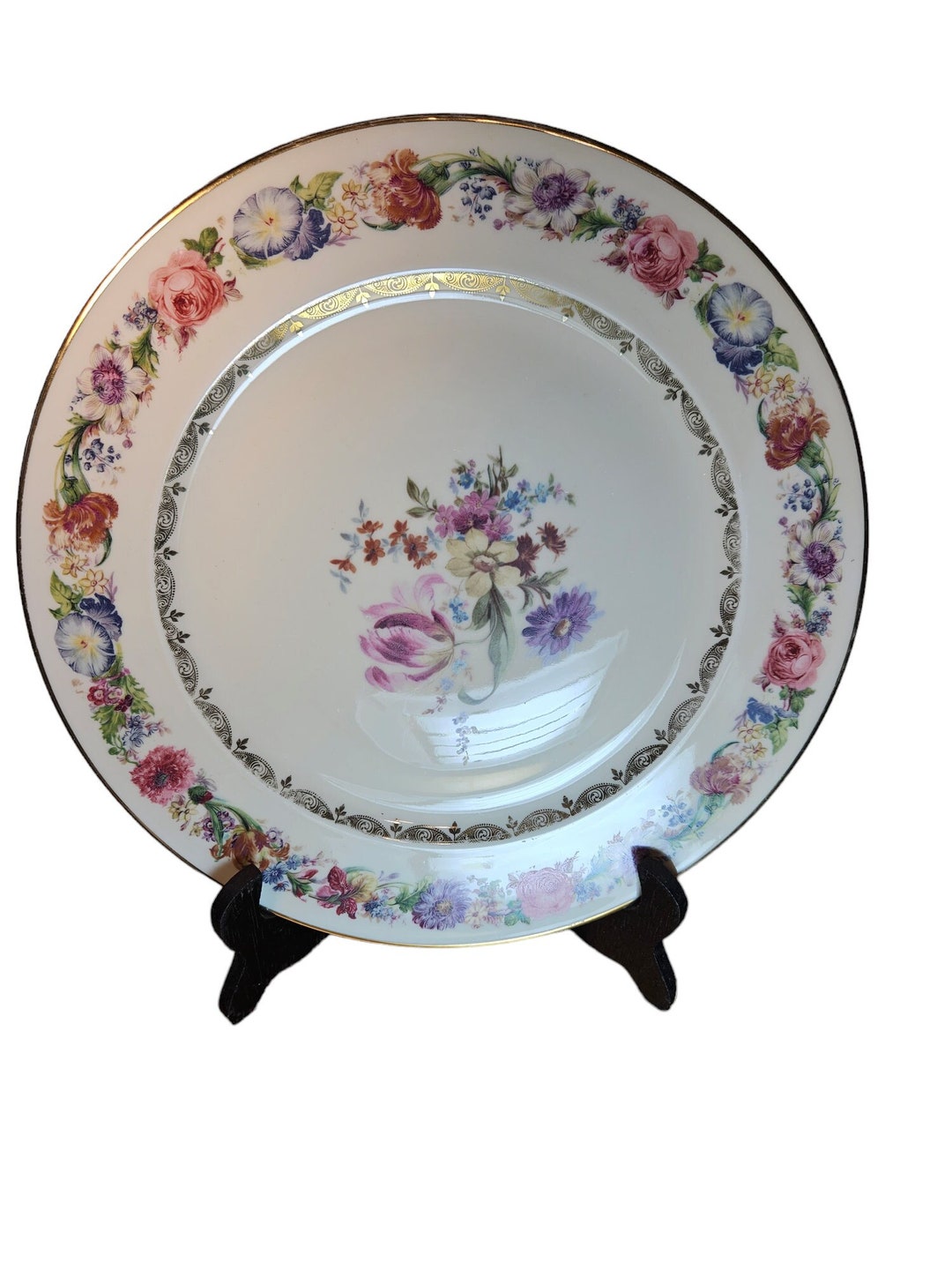 Antique Boyer&bock Germany Porcelain Plate, Antique Dinnerware,vintage ...