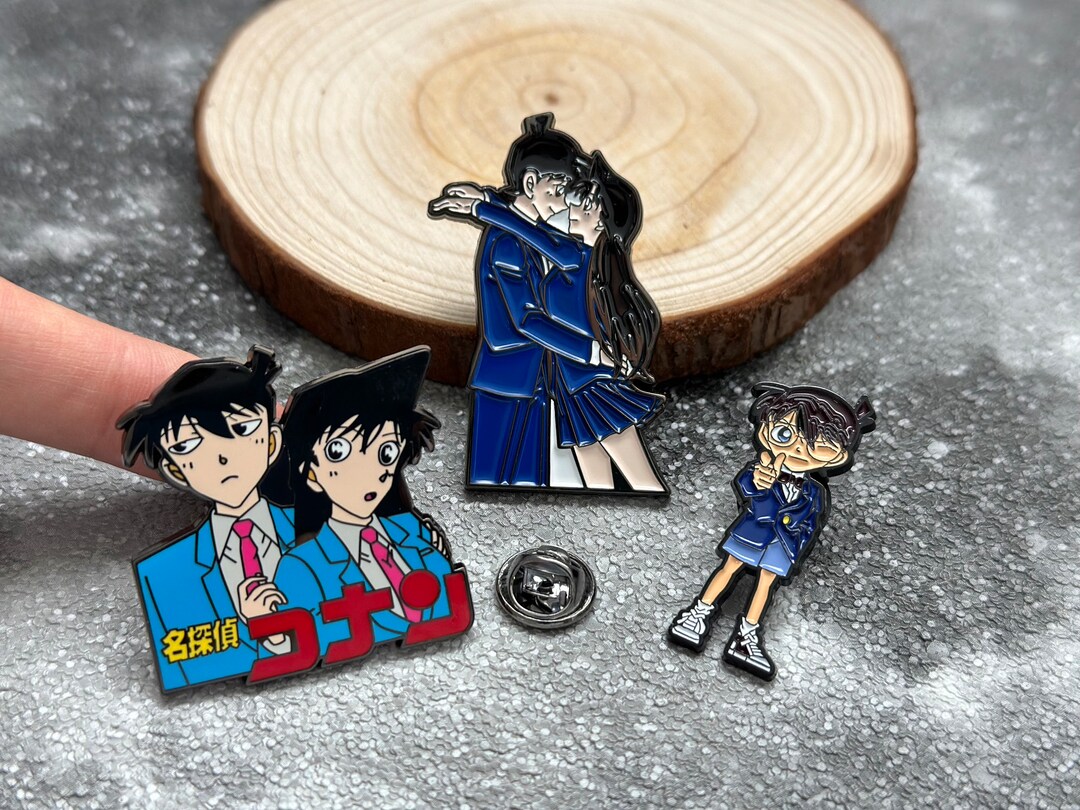 Detective Conan Sweet Couple Anime Enamel Metal Pin - Etsy