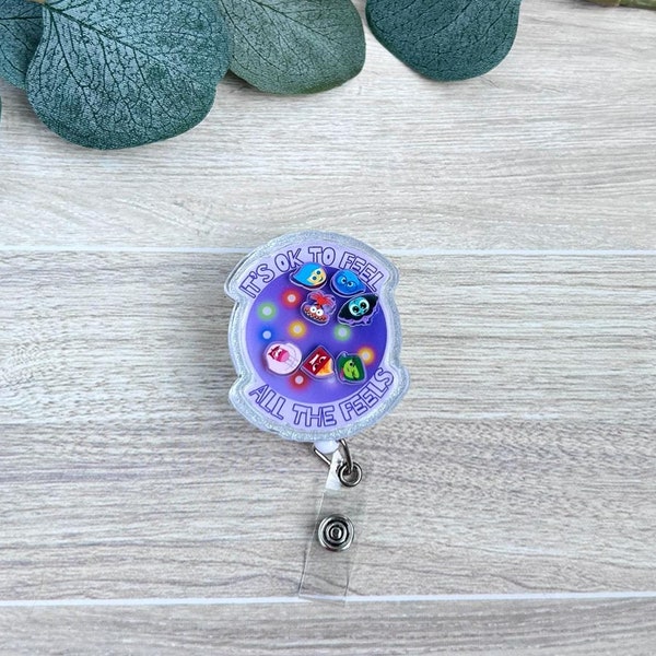 Inside Out Shaker Badge Reels - Etsy