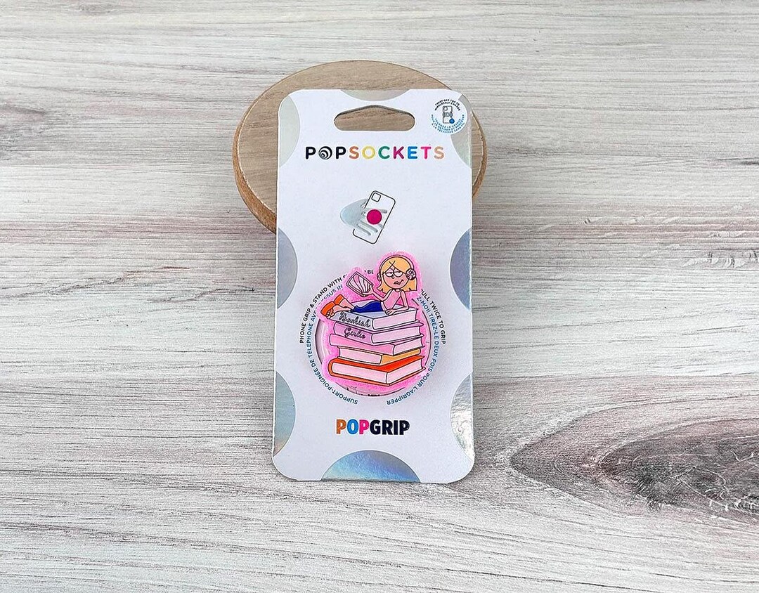 Nostalgic Bookish Popsocket or Magsafe Grip| Handmade Glitter Phone ...