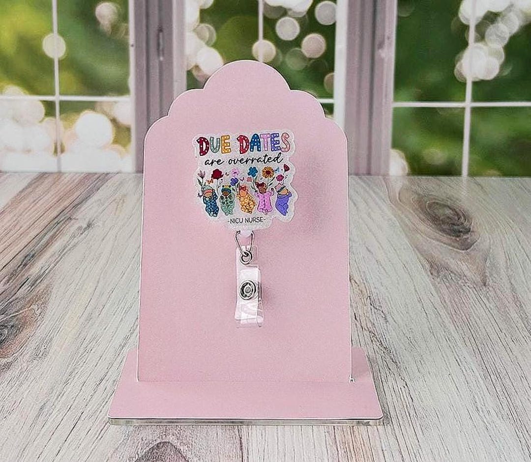 NICU, Postpartum, Labor and Delivery, Mother Baby Nursing Badge Reel ...