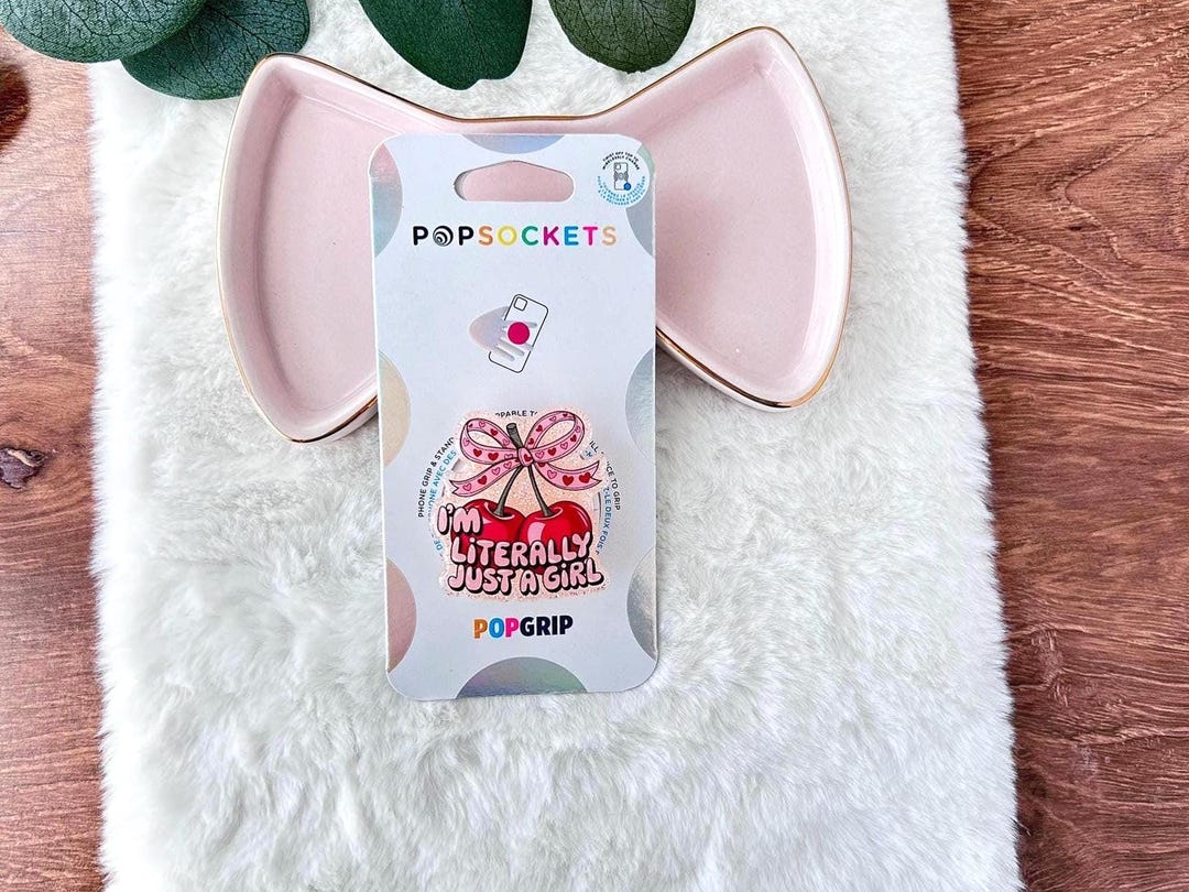 Coquette Cherry Acrylic Popsocket for Phone or Kindle - Etsy