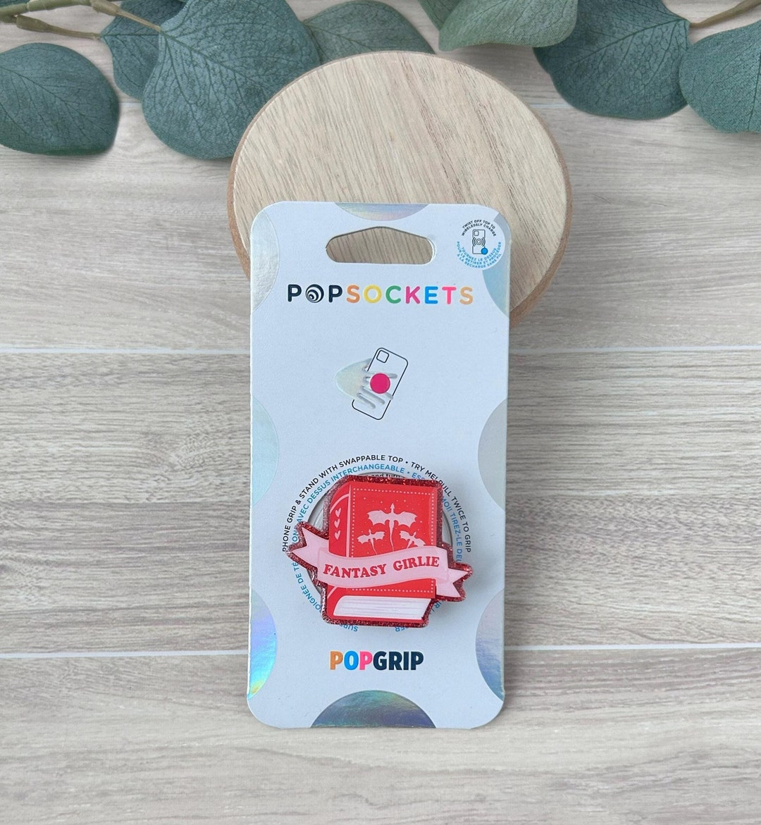 Fantasy Girl Bookish Handmade Acrylic Topper Featuring Popsocket ...