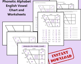 International Phonetic Alphabet Reference Sheet (Download Now) - Etsy