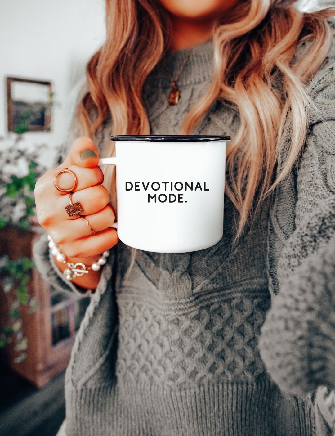 Christian Gifts Bible Verse Coffee Camping Mug, Devotional Mode Coffee ...