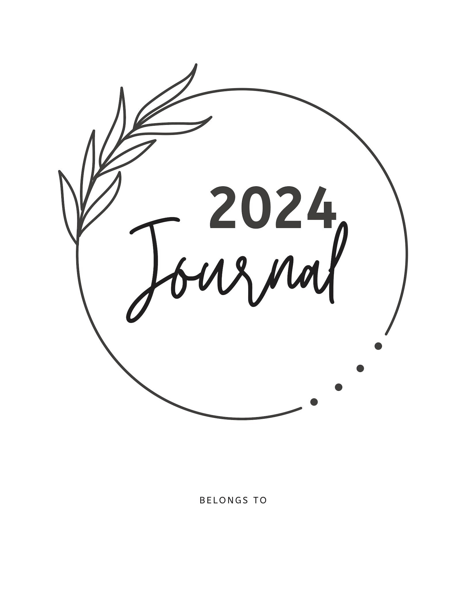 2024 Journal - Etsy