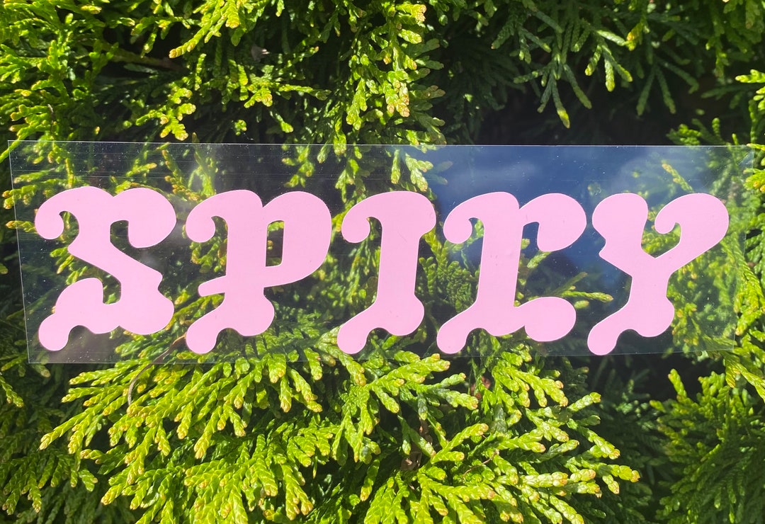 Pink Spicy Vinyl Sticker Decal for Laptop, Car, Tumbler Etc. - Etsy