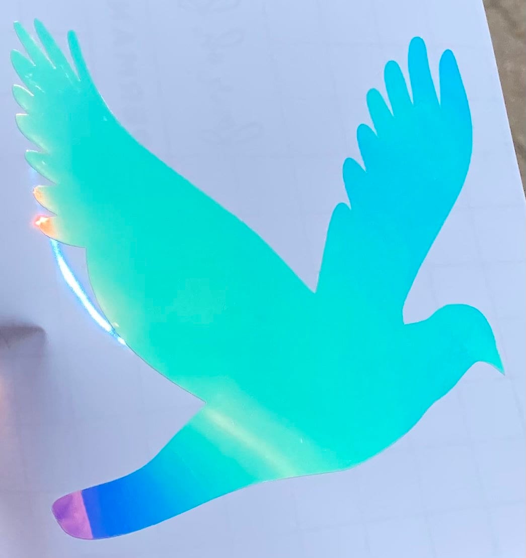 Opal Holographic Dove Holy Spirit Vinyl Sticker Decal for Car, Laptop ...