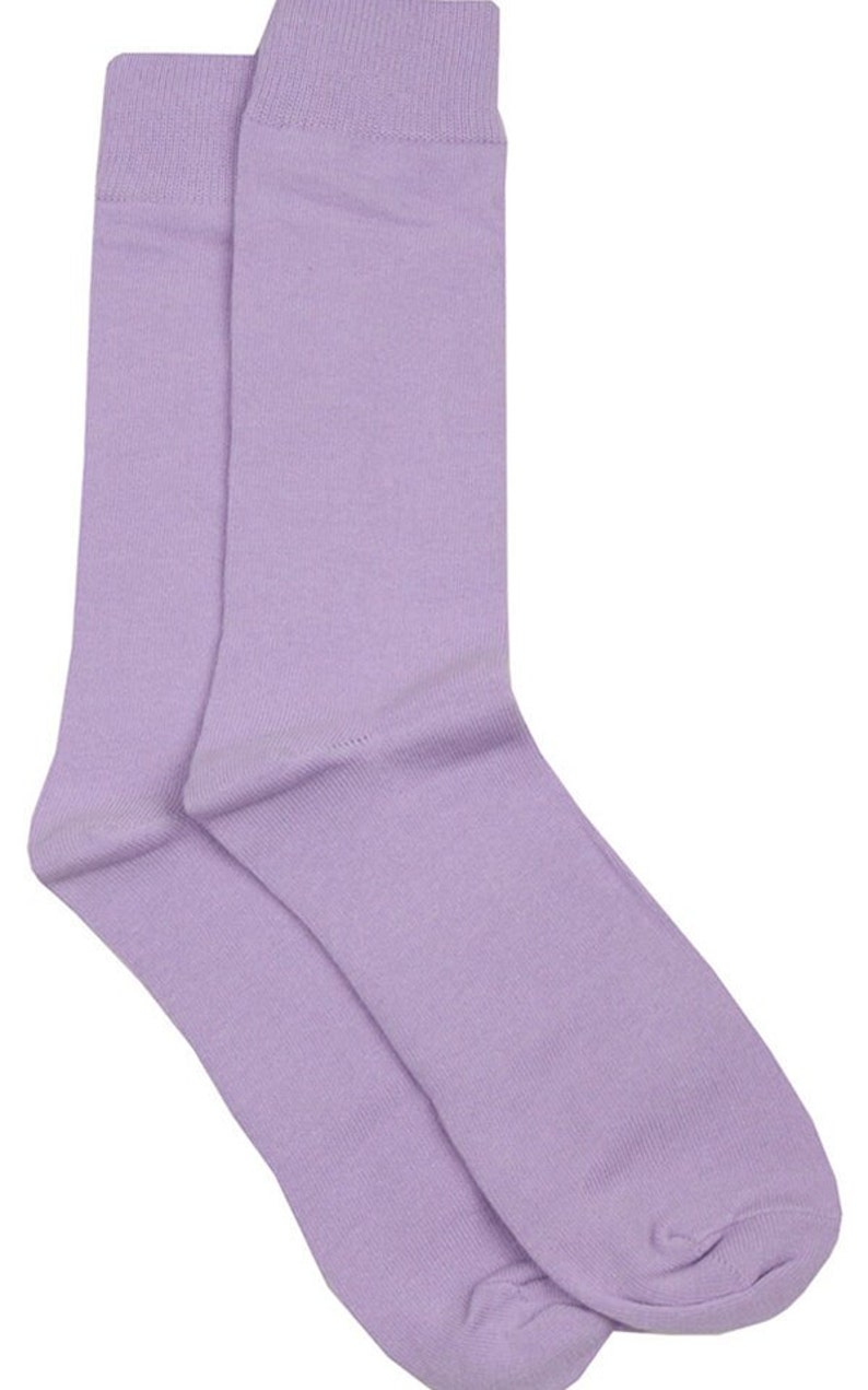 Lavender Solid Unisex Sock - Etsy