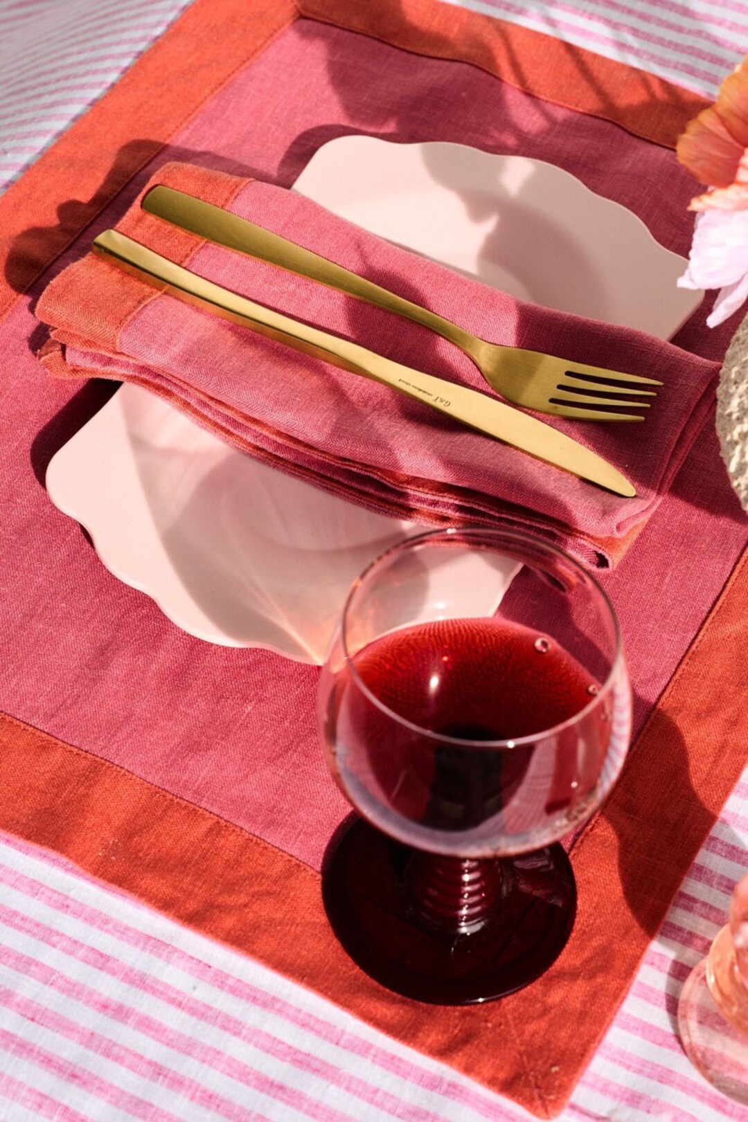 Sunset Linen Napkins - Chula Studios - Etsy