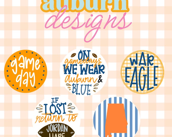 Auburn University Game Day Pin 1 Pc - Etsy