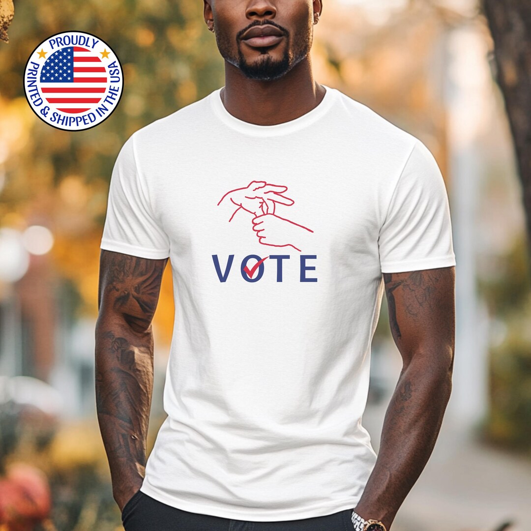 ASL Vote Election Apparel, Hand Sign Language Sweatshirt, 2024 Election ...