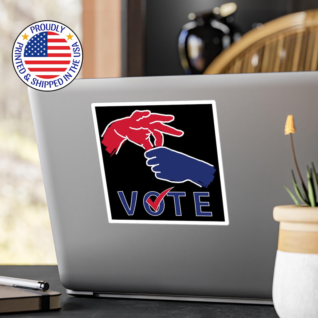 ASL Vote Stickers, Hand Sign Language, Election 2024 Republican ...