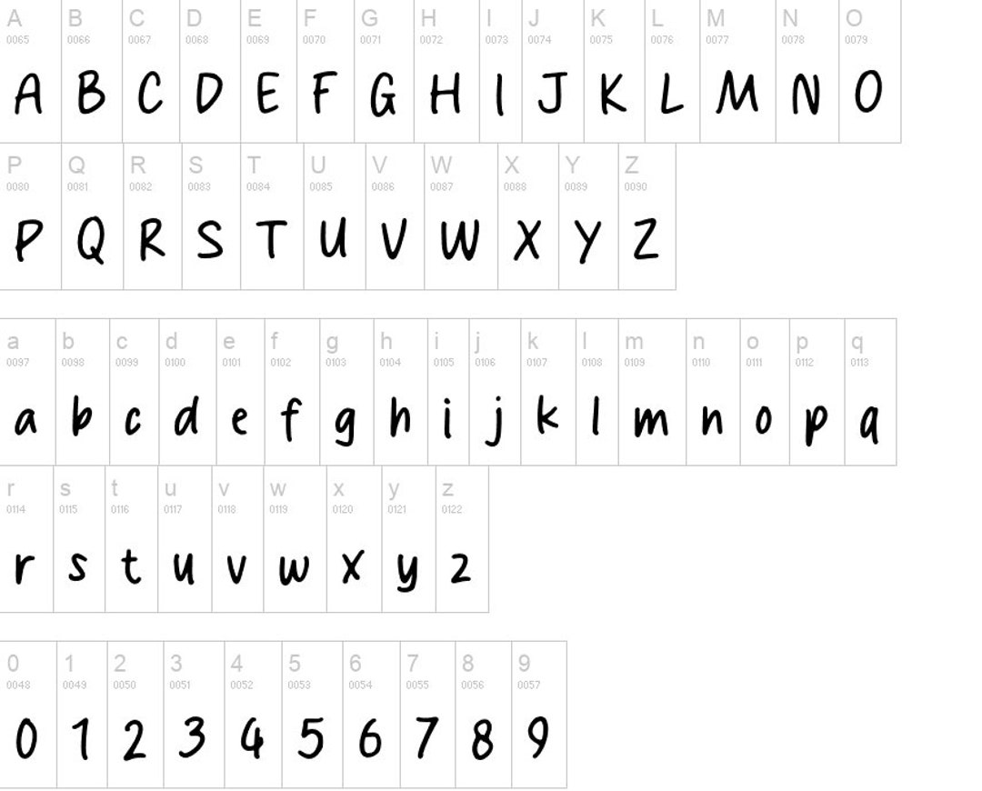 Sticky Memo Font, Basic Font, Modern Font, Logo Font - Etsy