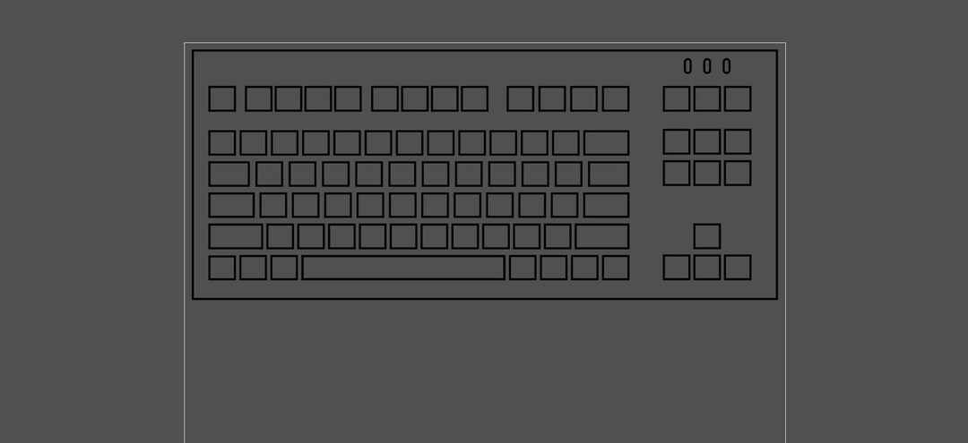 Gaming Keyboard, SVG and PNG, 60% Profile Keyboard, Clipart Digital ...