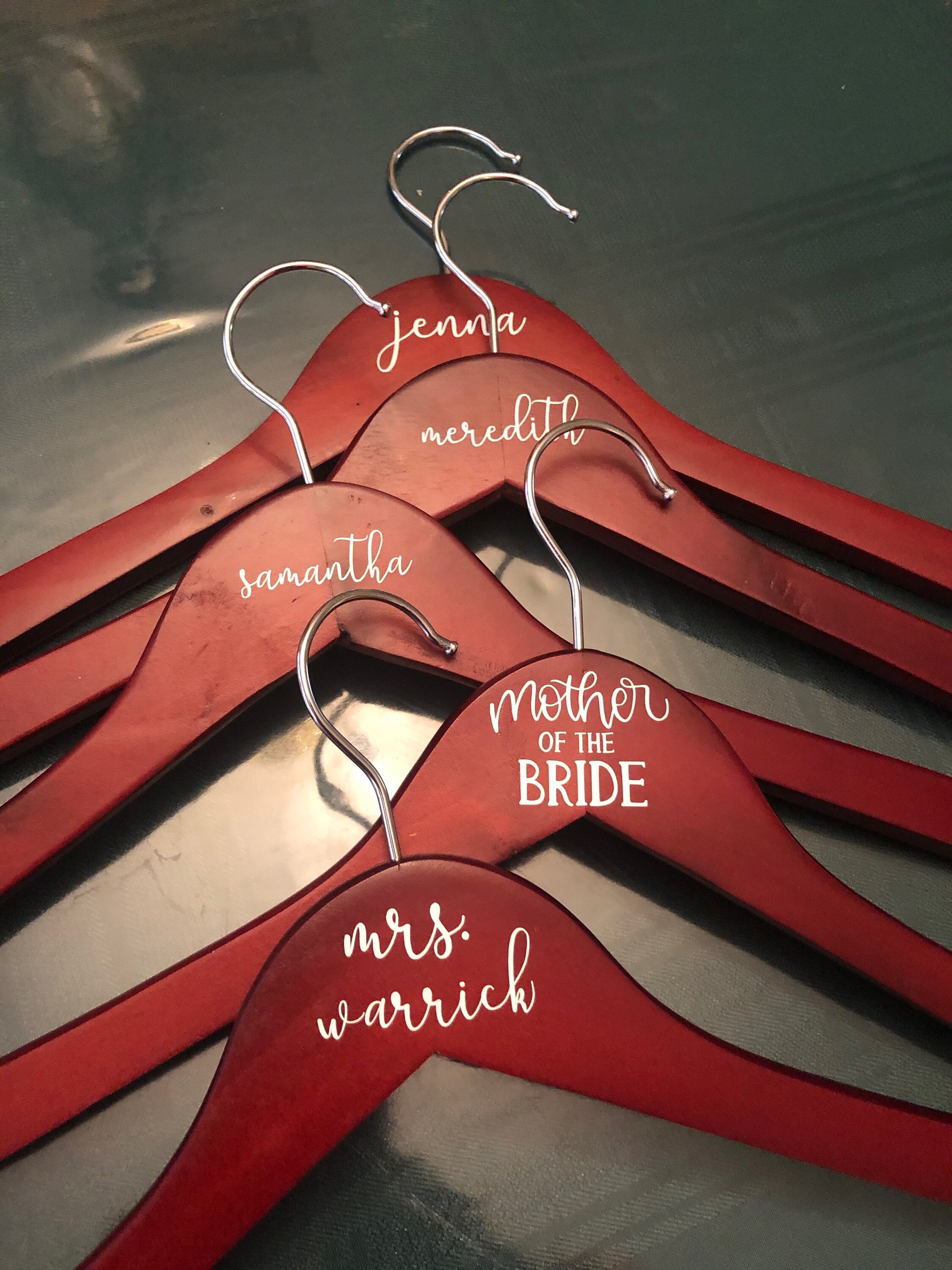 Personalized Wooden Hangers Wedding Bridal Party Gifts - Etsy