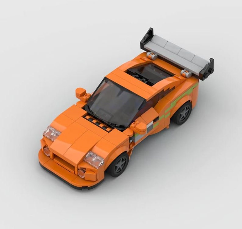 Toyota Mk4 Supra fast & Furious Building Brick Set Comes With ...