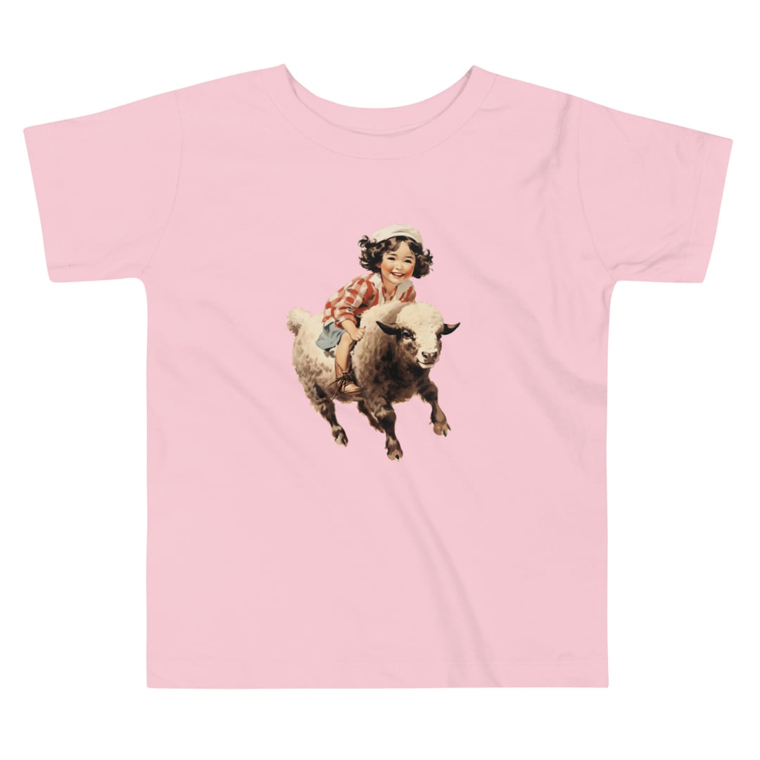 Unique Kids Rodeo Tee Shirt Pink Mutton Bustin' Tee Girls - Etsy