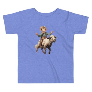 Unique Kids Rodeo Tee Shirt Mutton Bustin' Graphic Little Cowboys ...