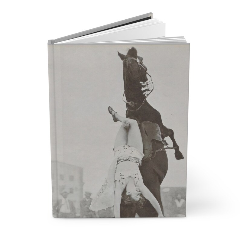 Vintage Cowgirl Hardcover Journal Matte, Retro Rodeo Dream Diary ...