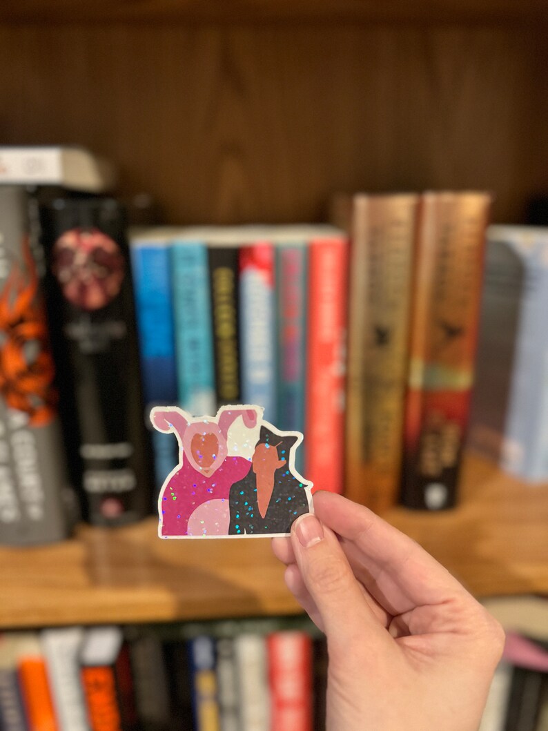 Friends Sticker-monica and Chandler - Etsy