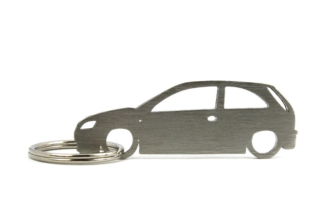 Car Stainless Steel Car Keyring Lowered Turbo Motorsport Performance ...