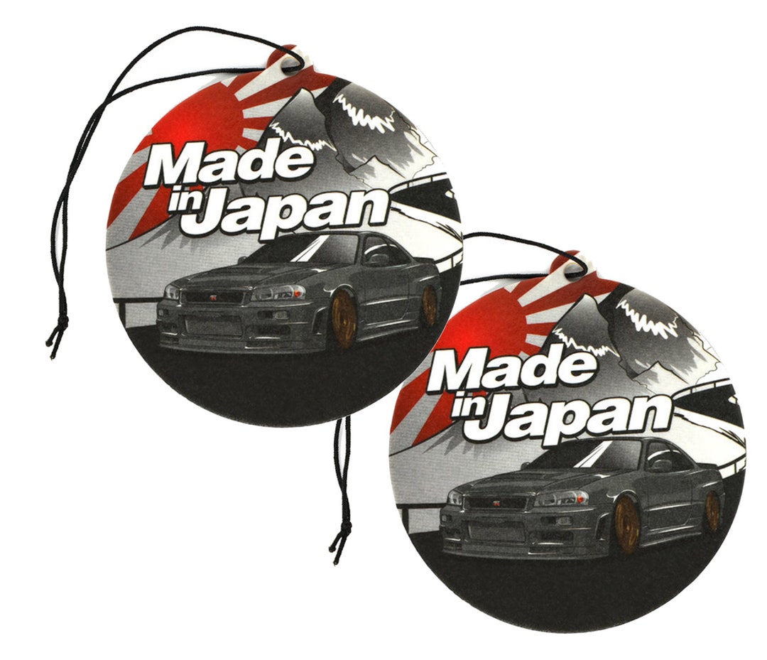 Pack of 2 JDM Japan Flag Rising Sun Airfreshener Air Freshener Car ...