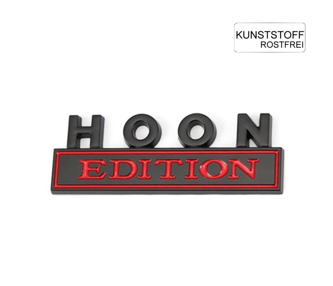 HOON Car Emblem Rustproof 3D ABS Vehicle Sticker Boss Boss Master ...