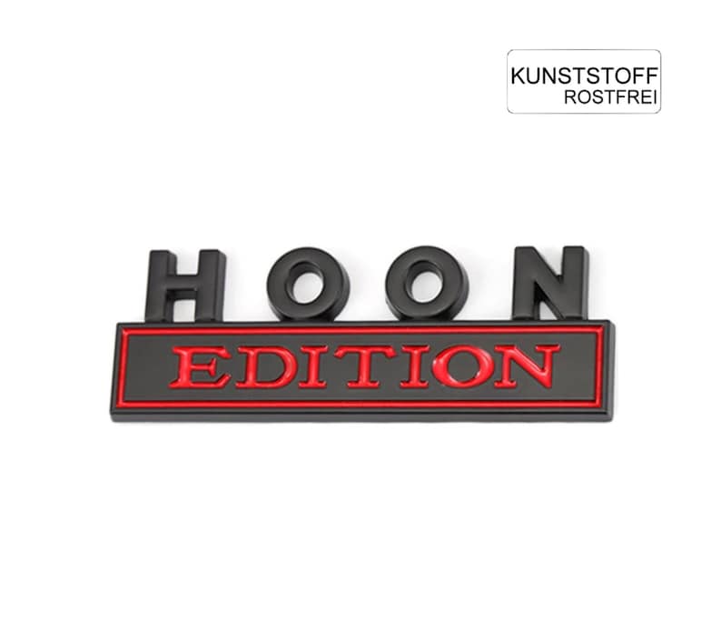 HOON Car Emblem Rustproof 3D ABS Vehicle Sticker Boss Boss Master ...