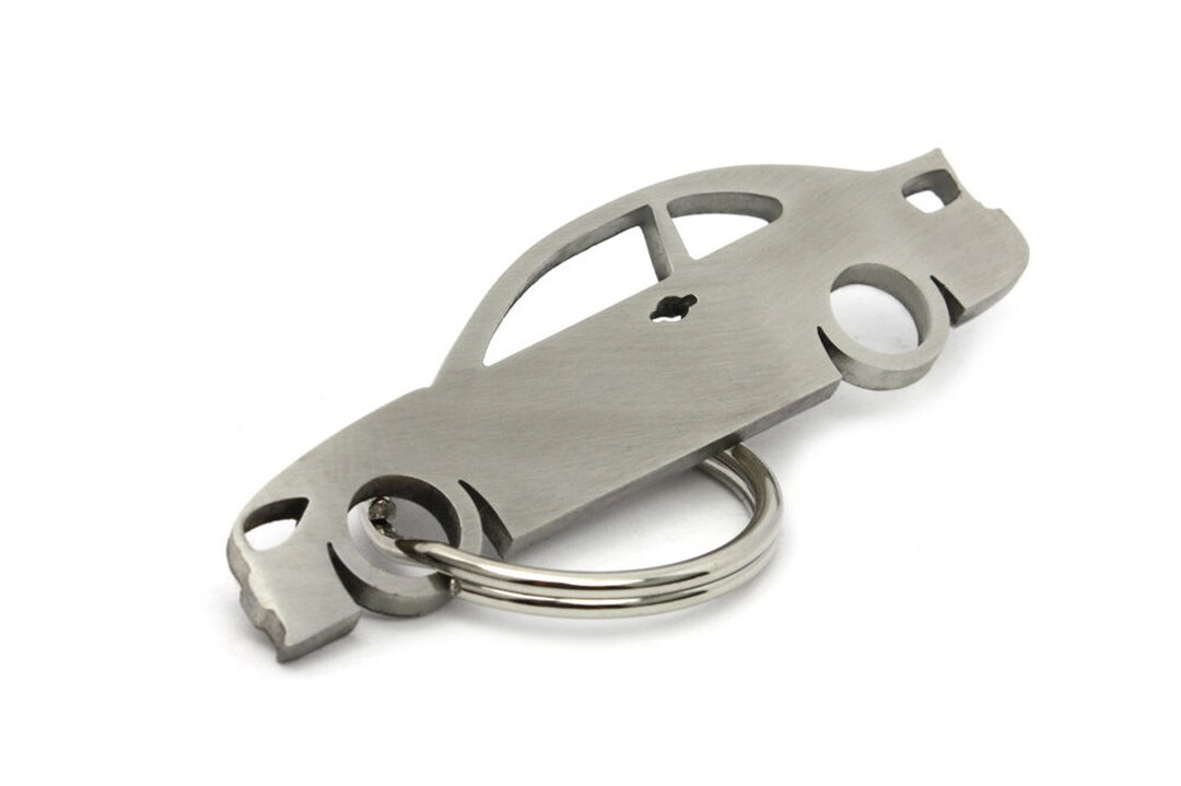 Contour Silhouettes Laser Cut Automotive Stainless Steel Keychain M1 1 ...