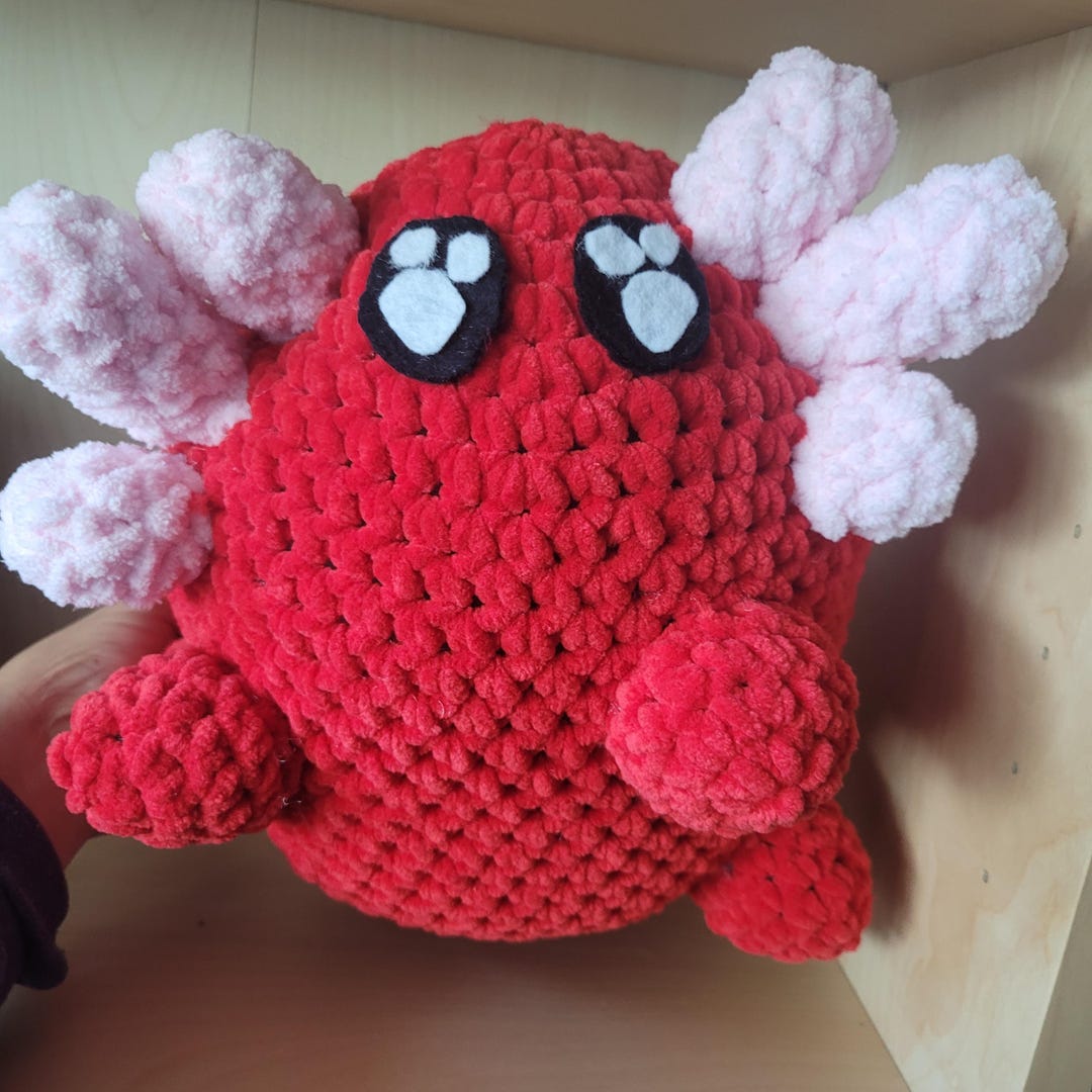 Crochet Plush Axolotl, the New Popular Amphibian - Etsy