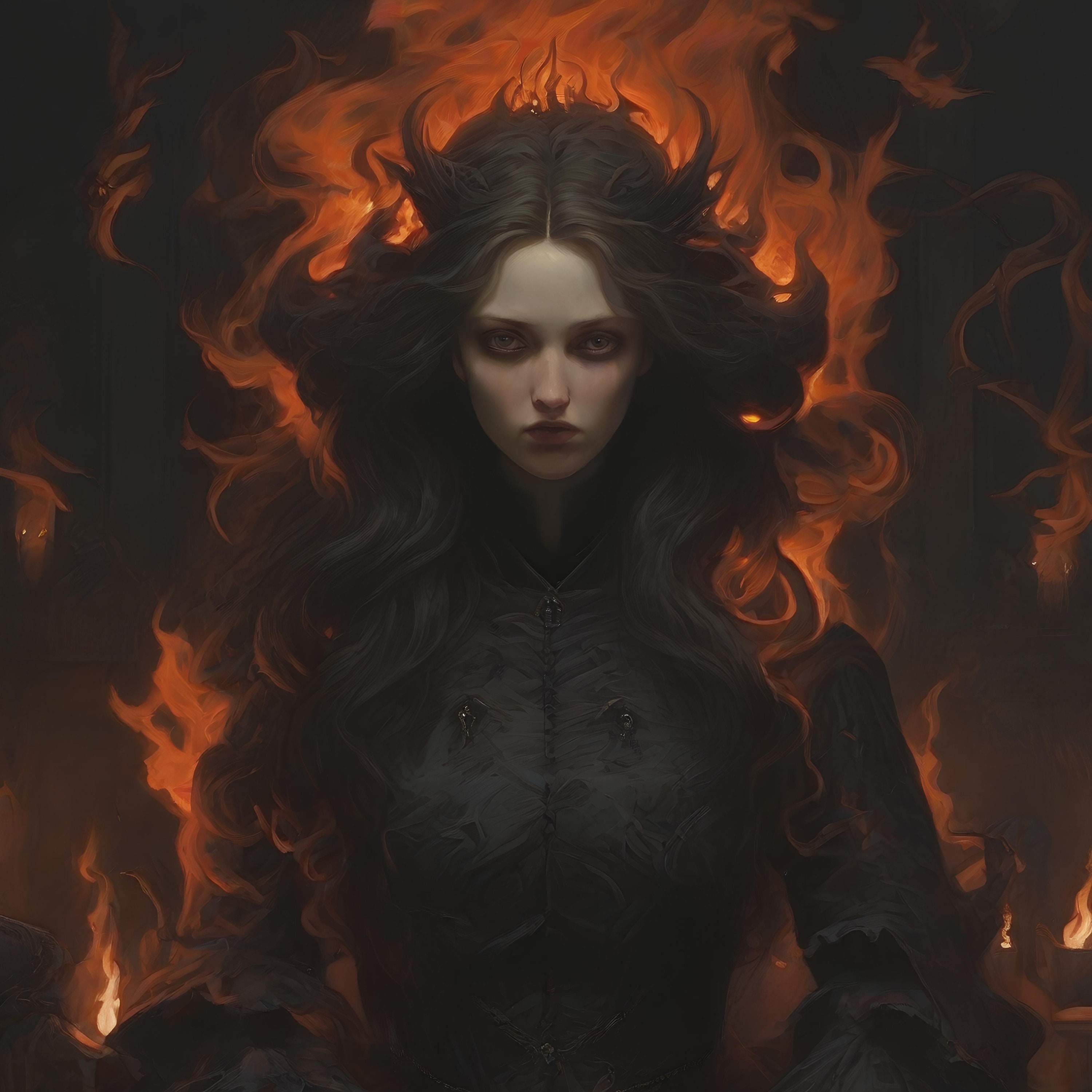 Printable Dark Atheistic Illustration By. Dien - Etsy