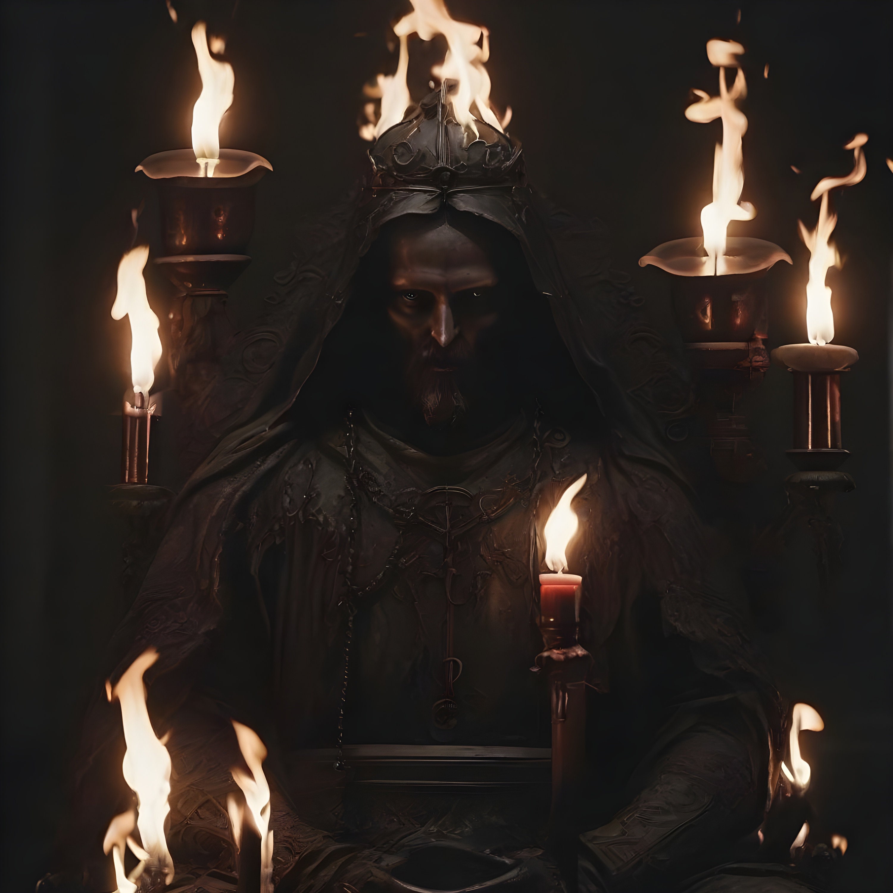 Printable Dark Atheistic Illustration By. Dien - Etsy