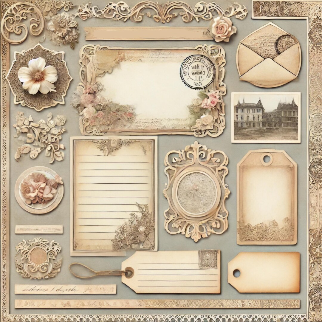 Printable Send A Message Scrapbook Page Digital Download - Etsy