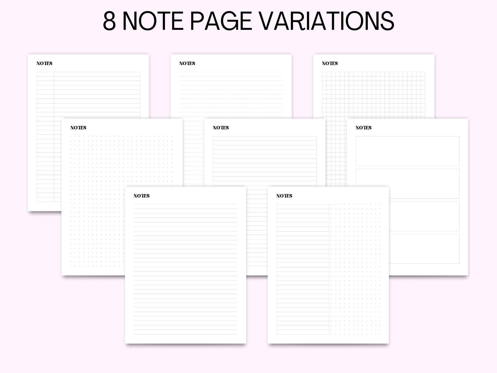 Printable Goal Planner Bundle, Goodnotes Goal Planner, Daily Weekly ...