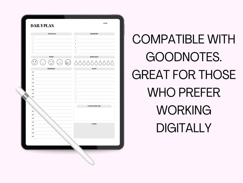 Printable Goal Planner Bundle, Goodnotes Goal Planner, Daily Weekly ...